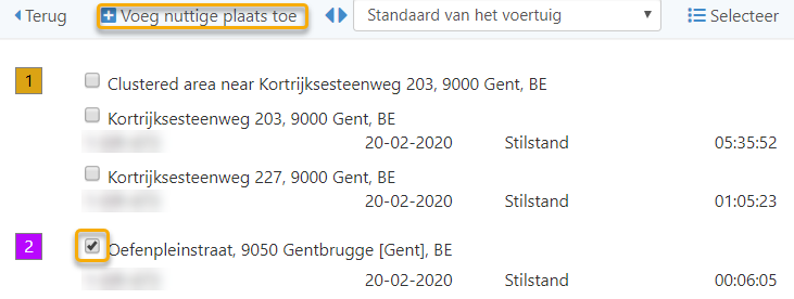 Hoe maak ik een nuttige plaats aan vanuit een hotspot?